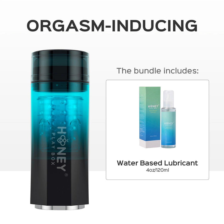 ADRIAN Water Spa Rotating Male Masturbator with Lights - Honey Play Box ...